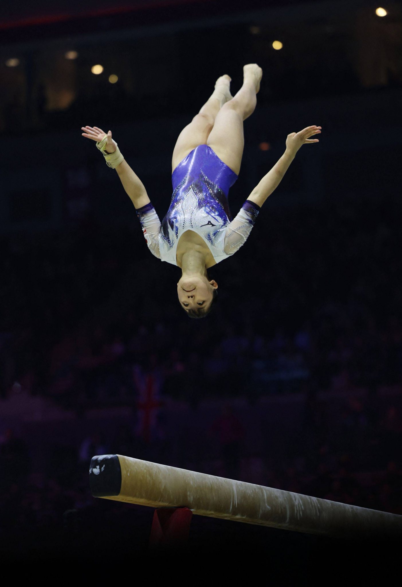 Hazuki Watanabe Wins Balance Beam Title at World Gymnastics ...