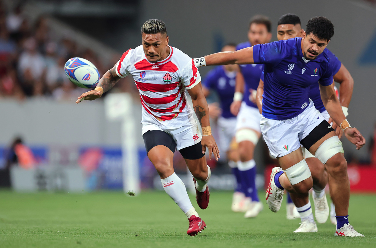 Determined Japan Defeats Samoa in a Crucial Rugby World Cup Match ...